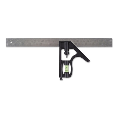 Combination Square, 12 in, Inch/Metric, Die Cast Metal – Weld Shop Supply