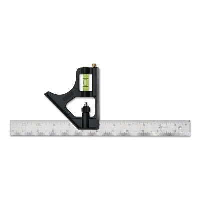 Combination Square, 12 in, Die Cast Metal, Black – Weld Shop Supply