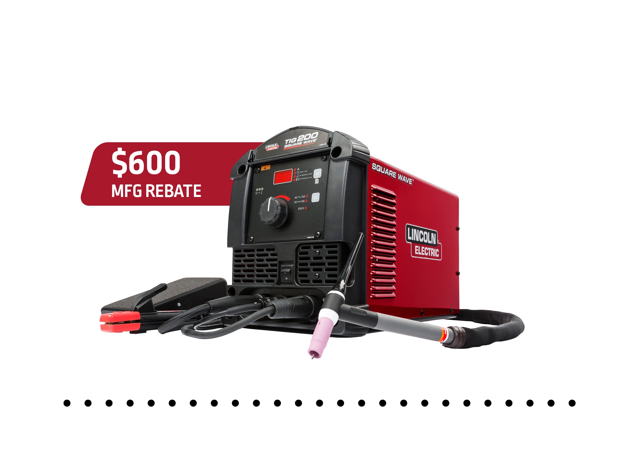 Lincoln Electric Square Wave® TIG 200 TIG Welder – Weld Shop Supply