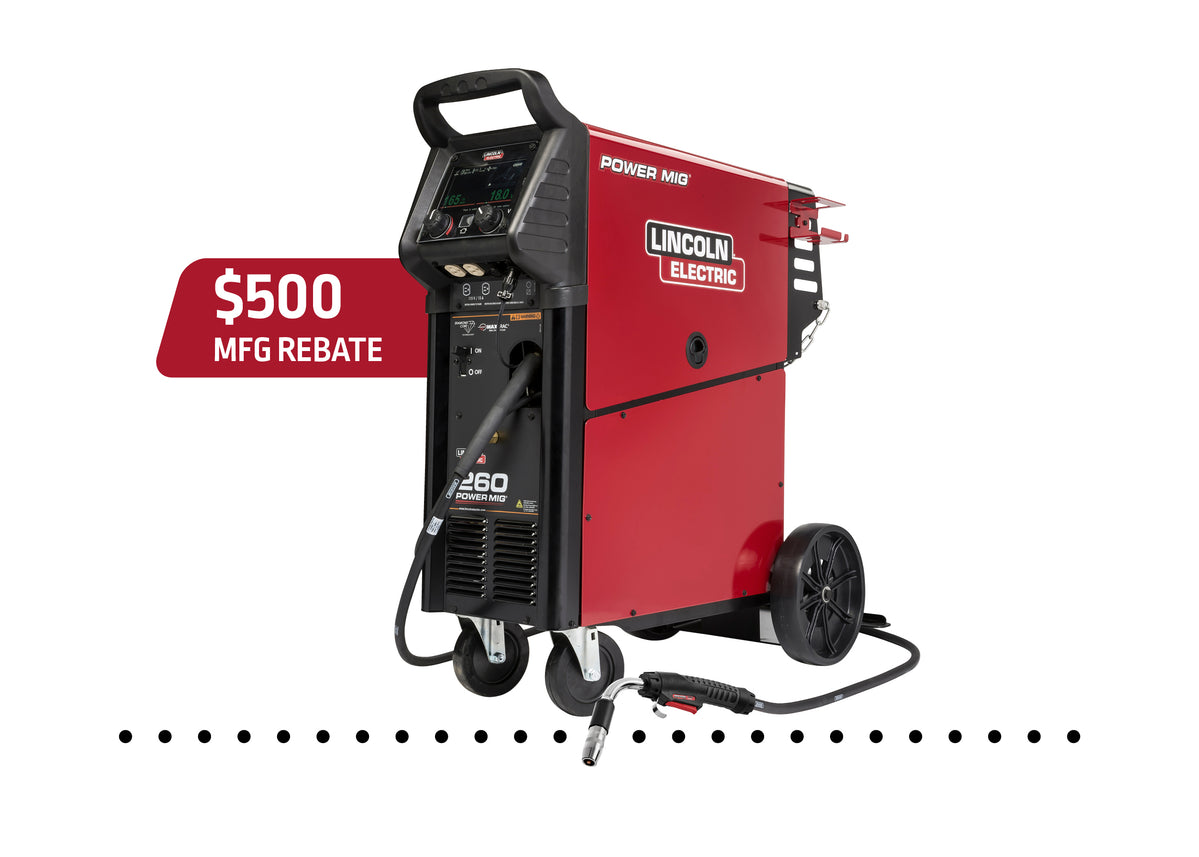 Lincoln Electric POWER MIG® 260 MIG Welder — Weld Shop Supply