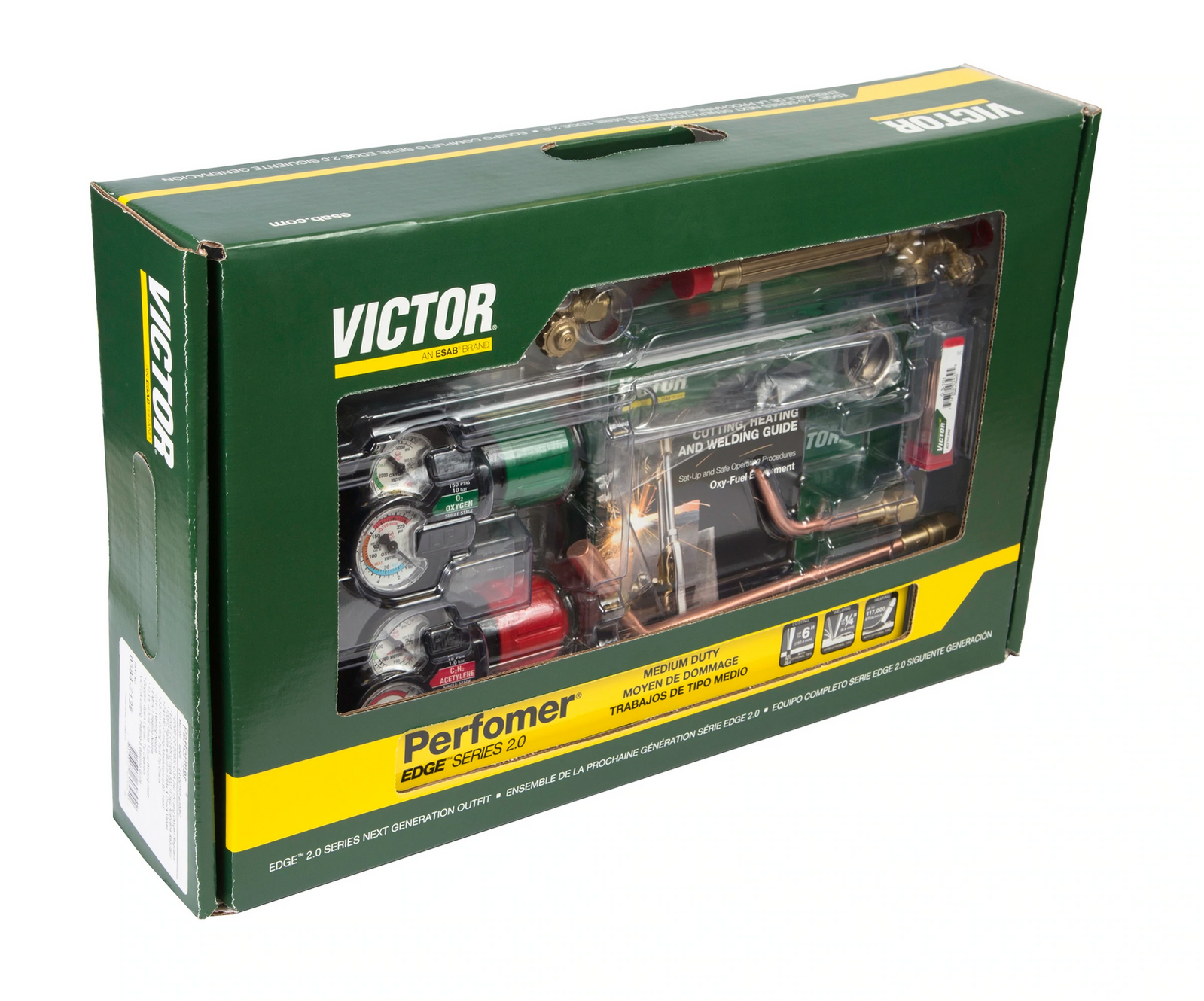 Victor 0384-2125 Performer 540/510 EDGE 2.0 Cutting Outfit Torch Kit ...