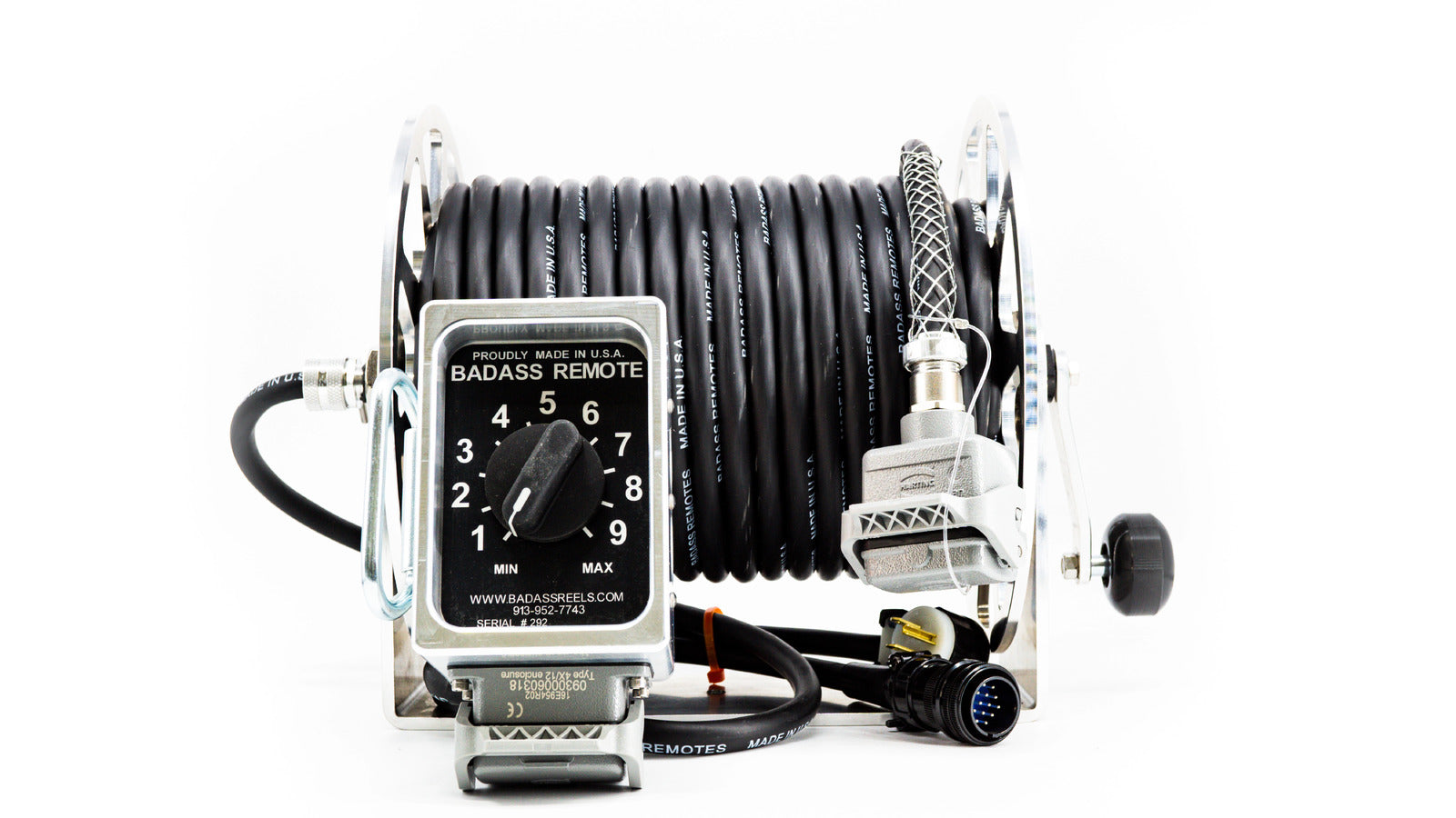 Badassreels 8 Slot Remote Reel for Lincoln Electric & Miller Welders ...